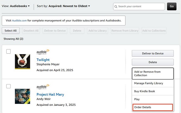 How to See Audible Purchase History and Return Unwanted Books